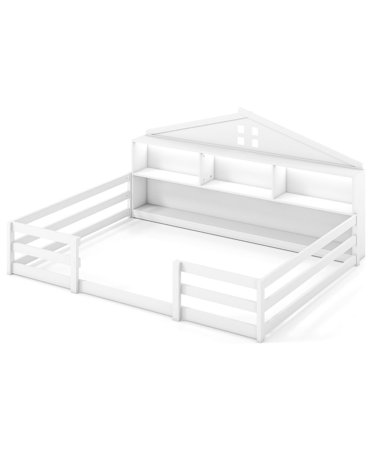 Click here for Slickblue Montessori Floor Bed Frame with Storage... prices