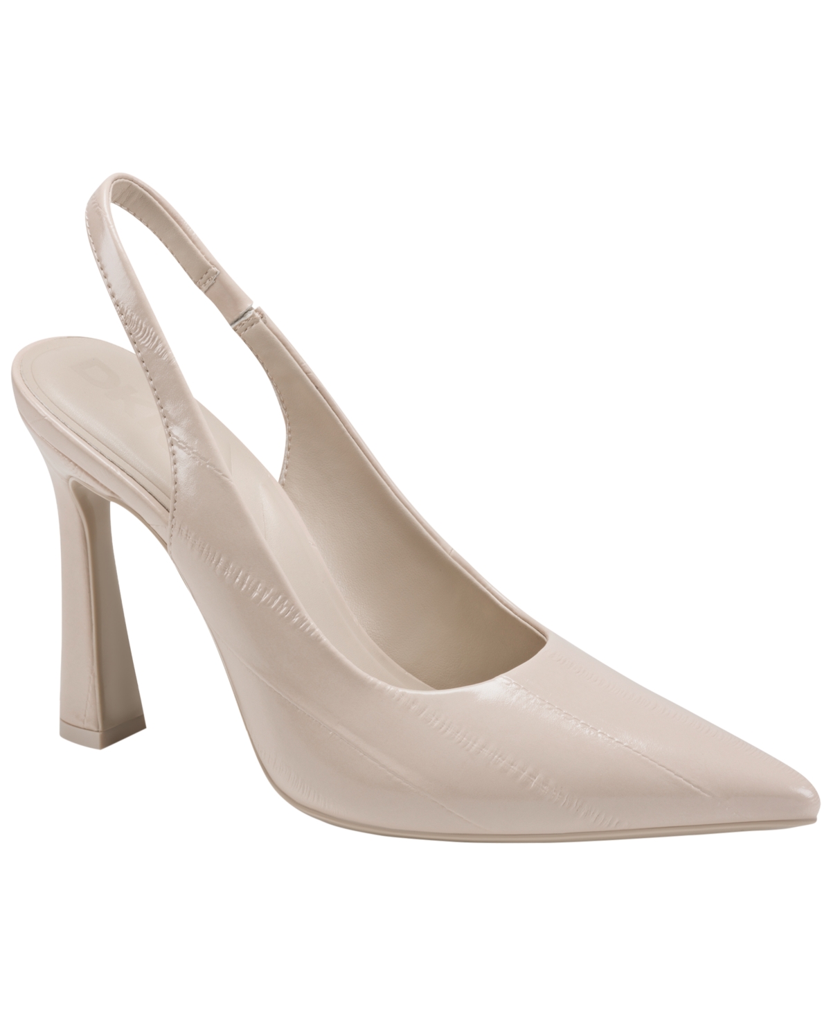 Click here for Dkny Womens Caytina Slingback Pumps - Taupe Eel prices