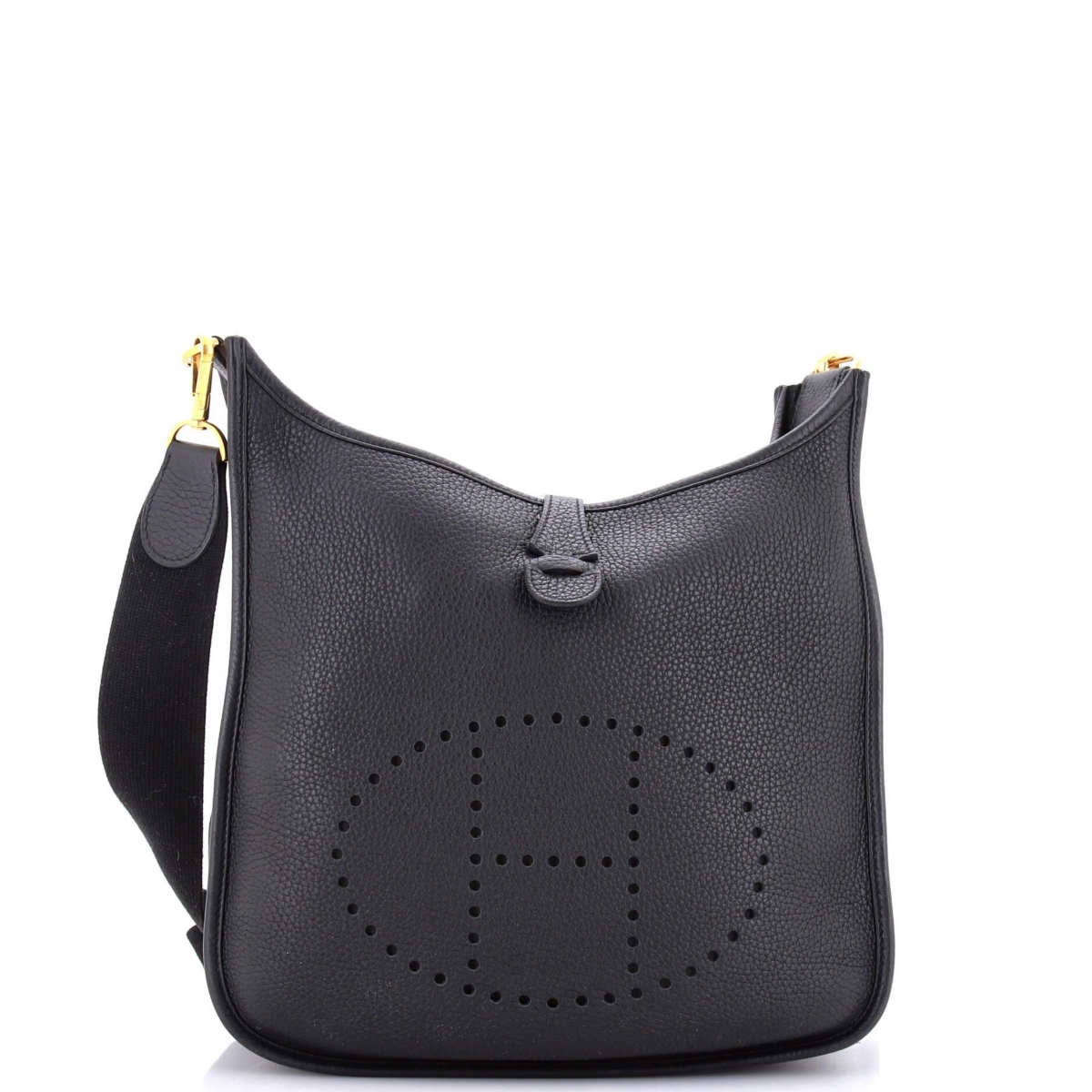 Click here for Pre-Owned HERMES Pm Evelyne Bag Gen Iii Clemence -... prices
