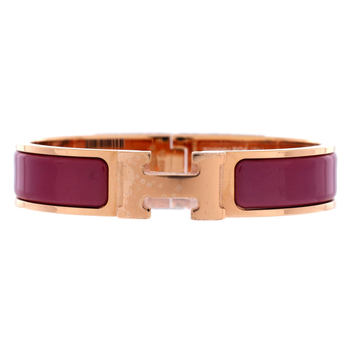 Click here for Pre-Owned HERMES Clic H Bracelet - Enamel prices