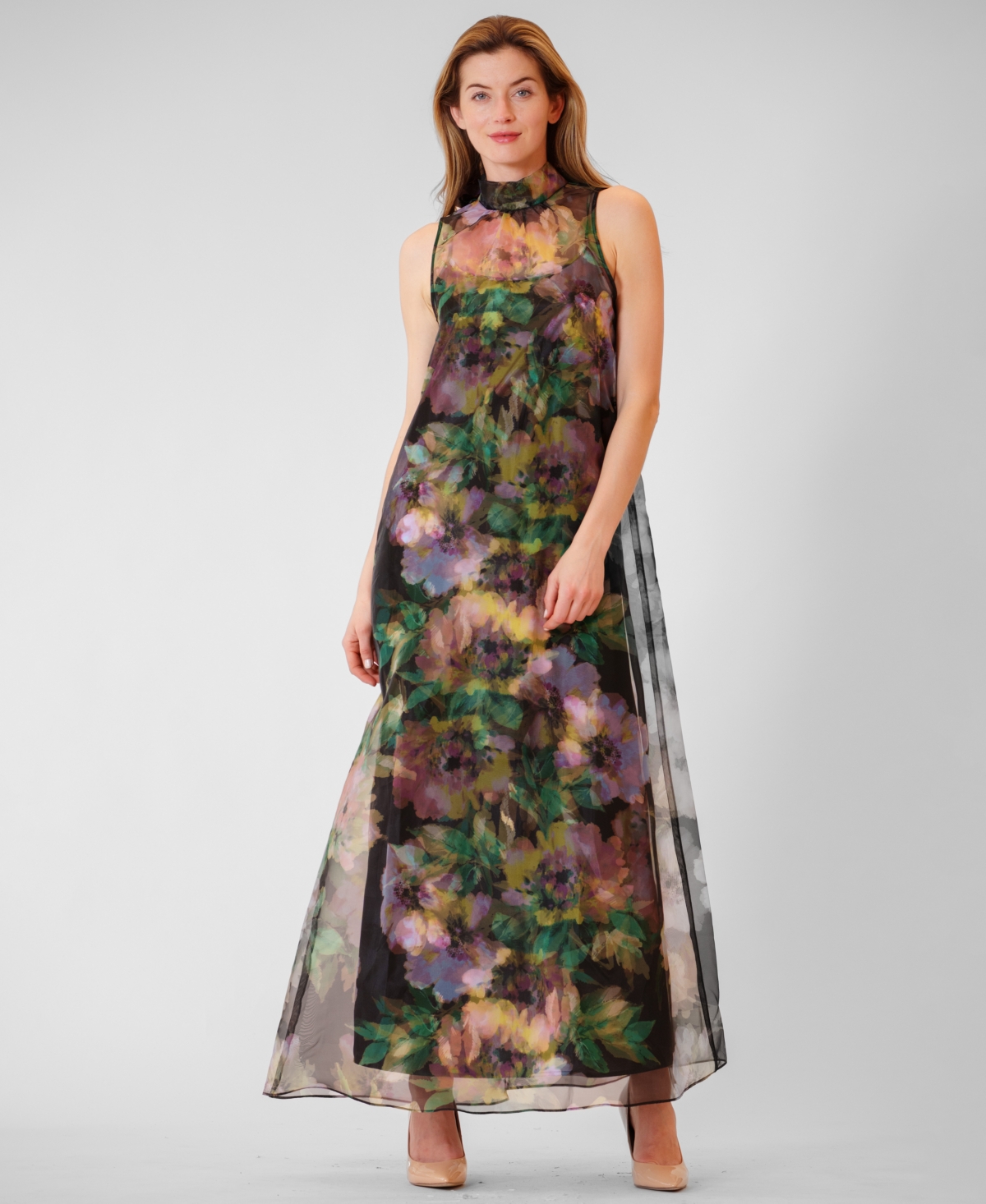 Click here for julia jordan Womens Halter Neck Satin Overlay Dres... prices