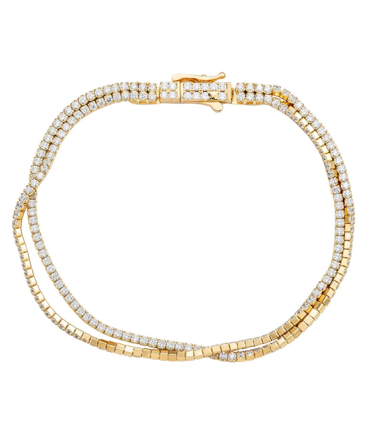 Click here for Suzy Levian New York Sterling Silver Double-Strand... prices