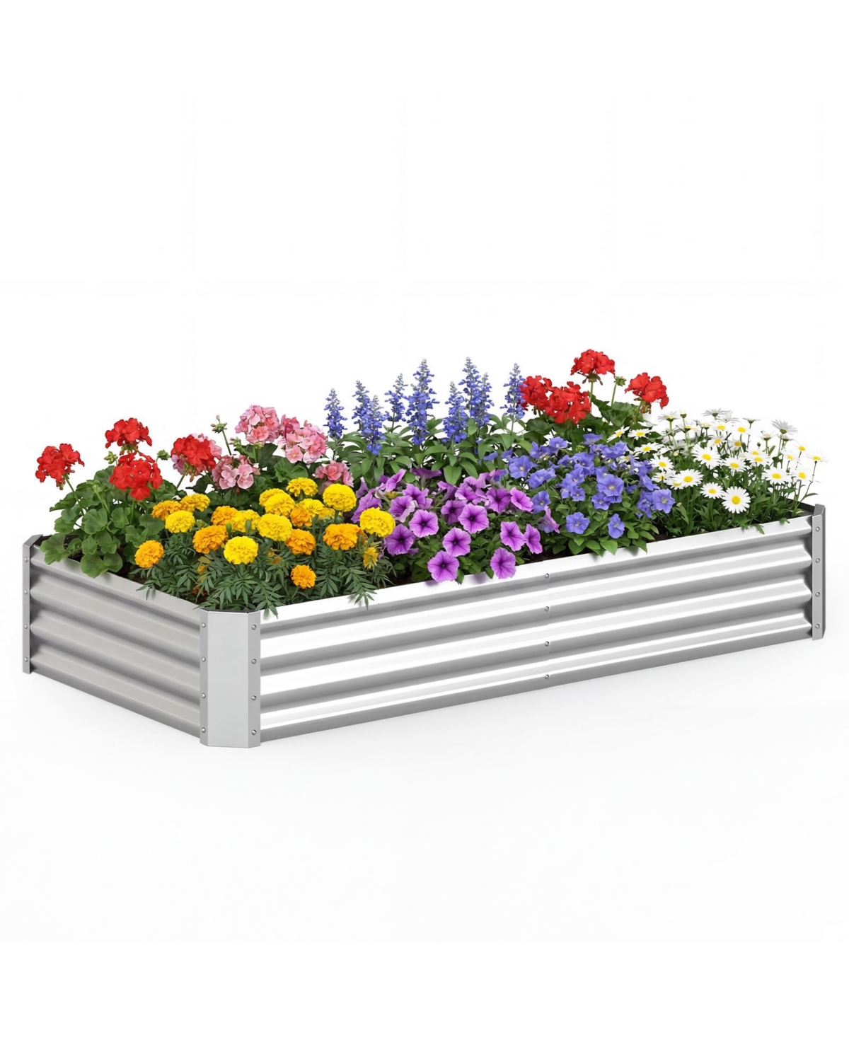 Click here for Gymax Galvanized Raised Garden Bed Rectangular Gal... prices