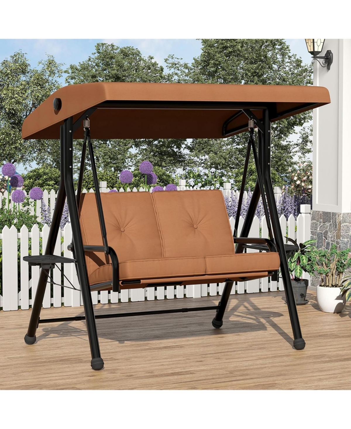 Click here for gaomon Adjustable 2-in-1 Outdoor Patio Swing Chair... prices