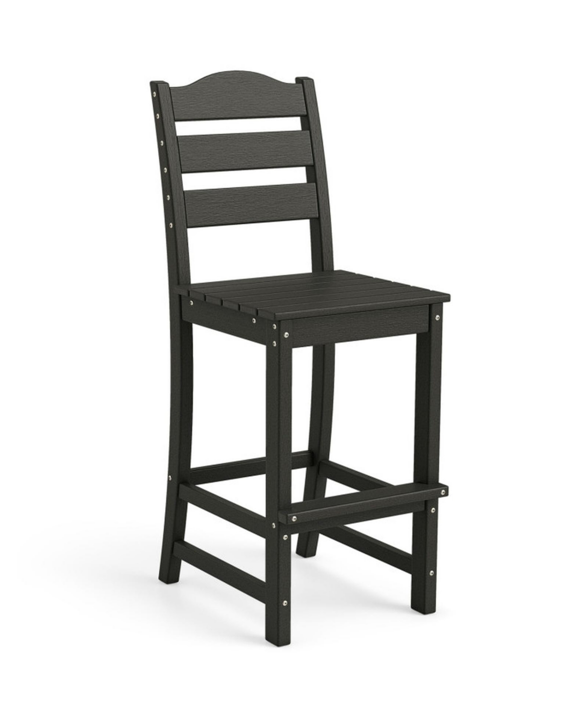 Click here for Gouun Outdoor Hdpe Counter Height Bar Stool with B... prices