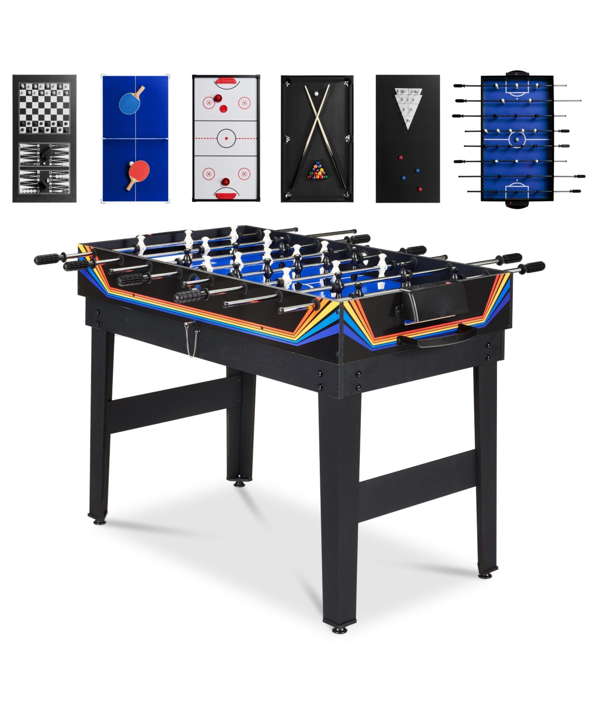 Click here for Best Choice Products 2x4ft 10-in-1 Combo Game Tabl... prices