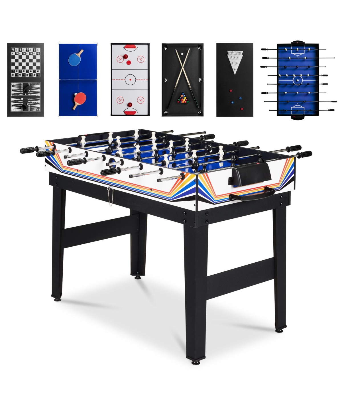 Click here for Best Choice Products 2x4ft 10-in-1 Combo Game Tabl... prices