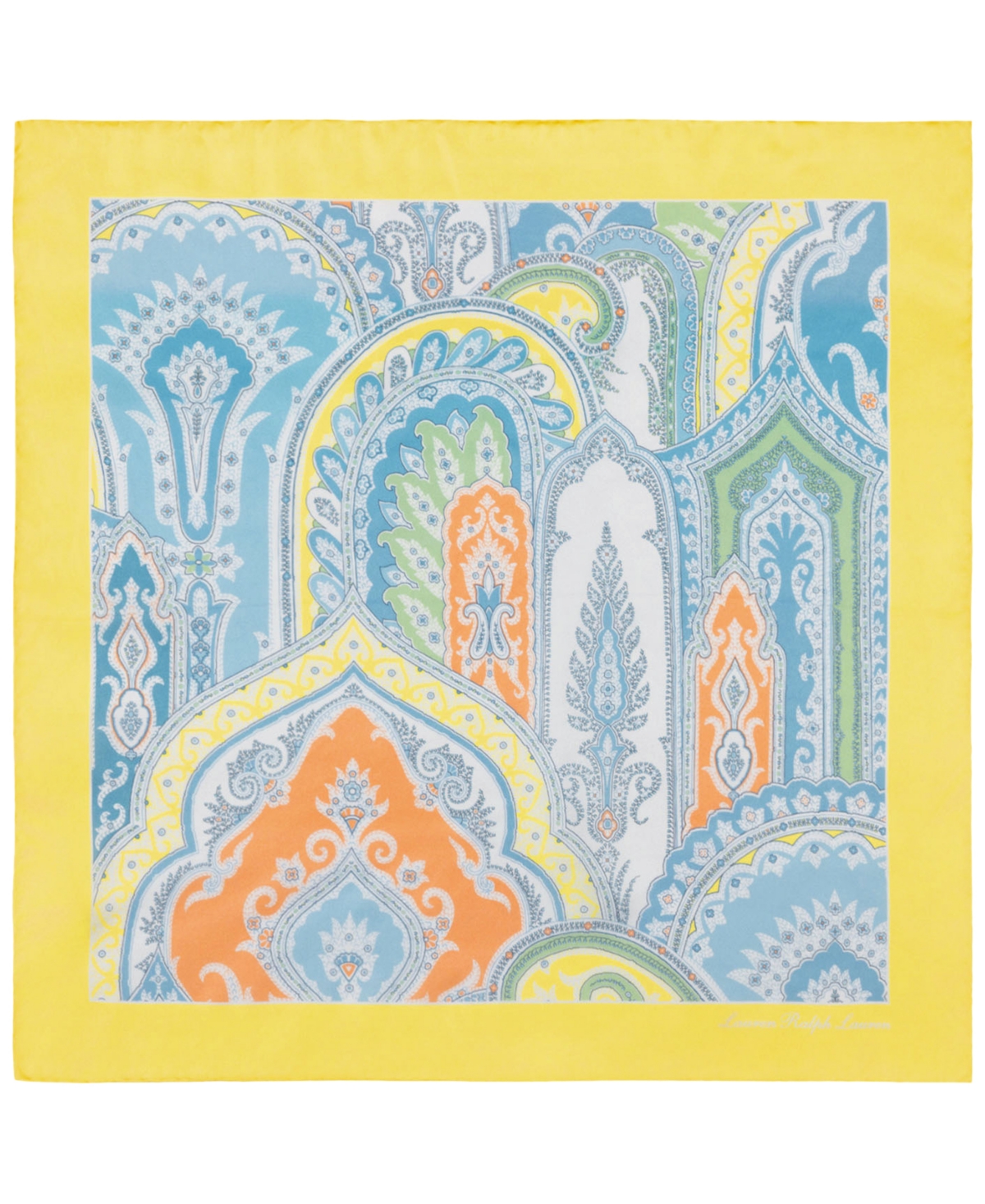 Click here for Lauren Ralph Lauren Paisley Small Square Scarf - L... prices