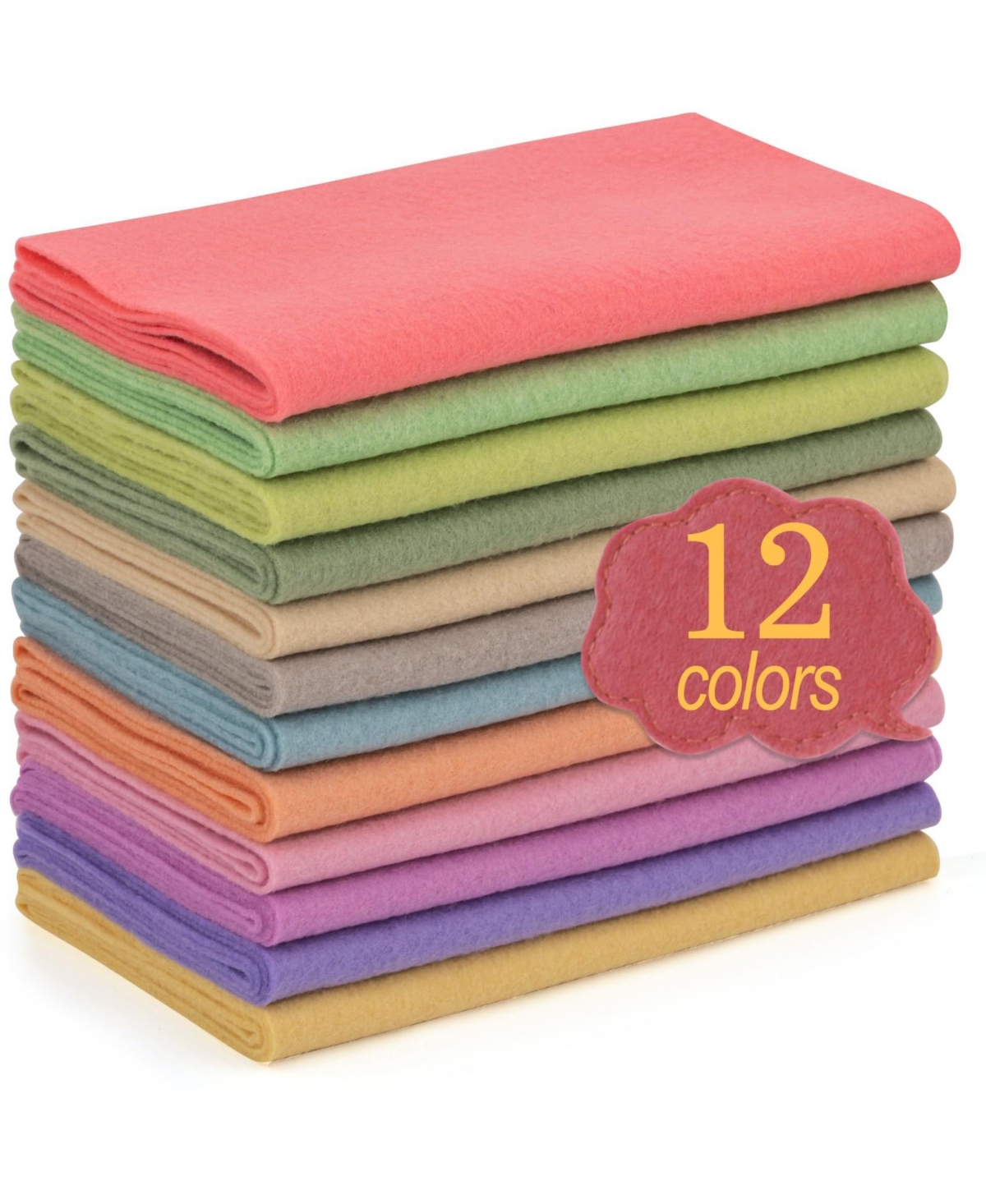 Click here for Gnuadz 12 Rolls Soft Felt Fabric Sheets Diy Craft... prices