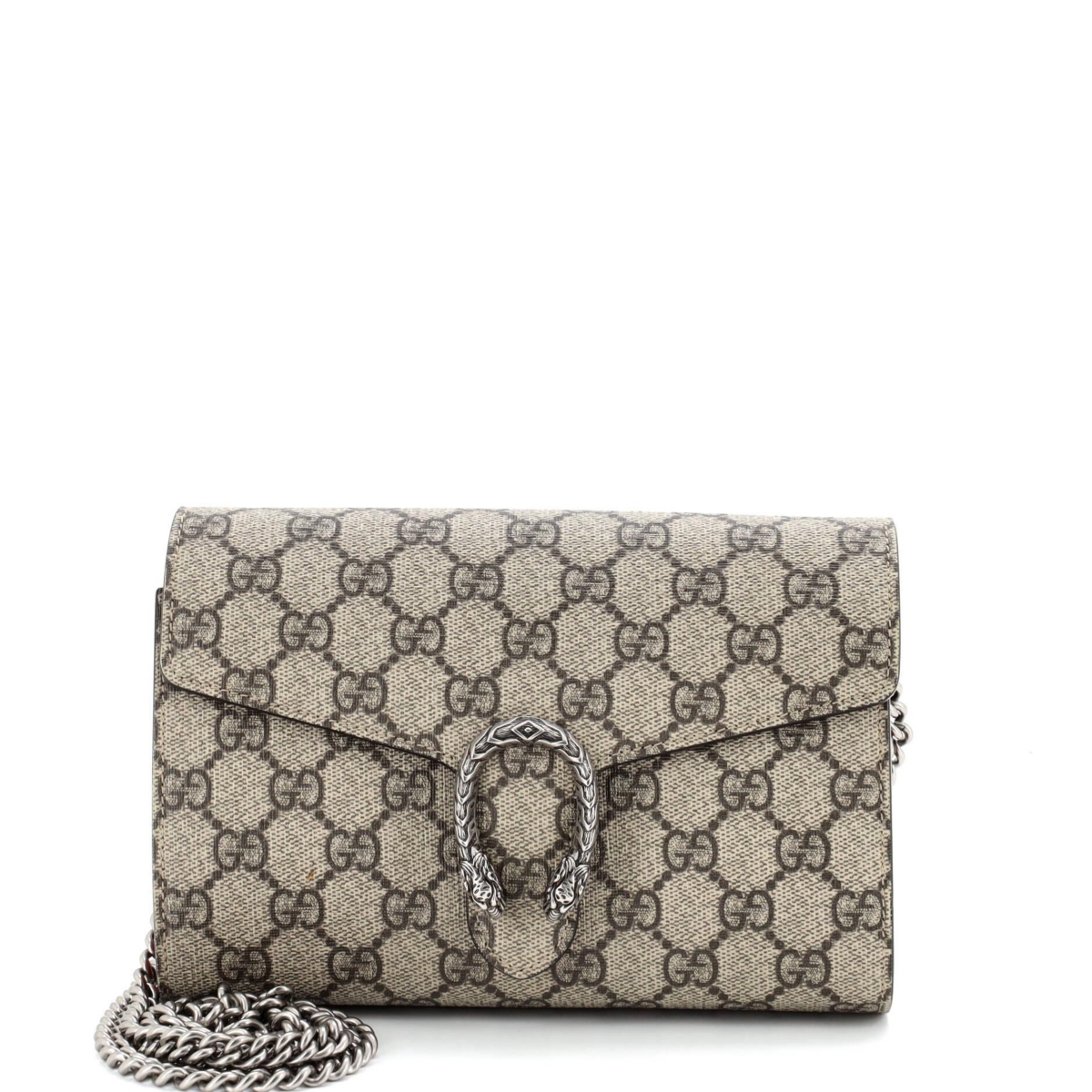 Click here for Pre-Owned Gucci Small Dionysus Chain Wallet Gg Coa... prices