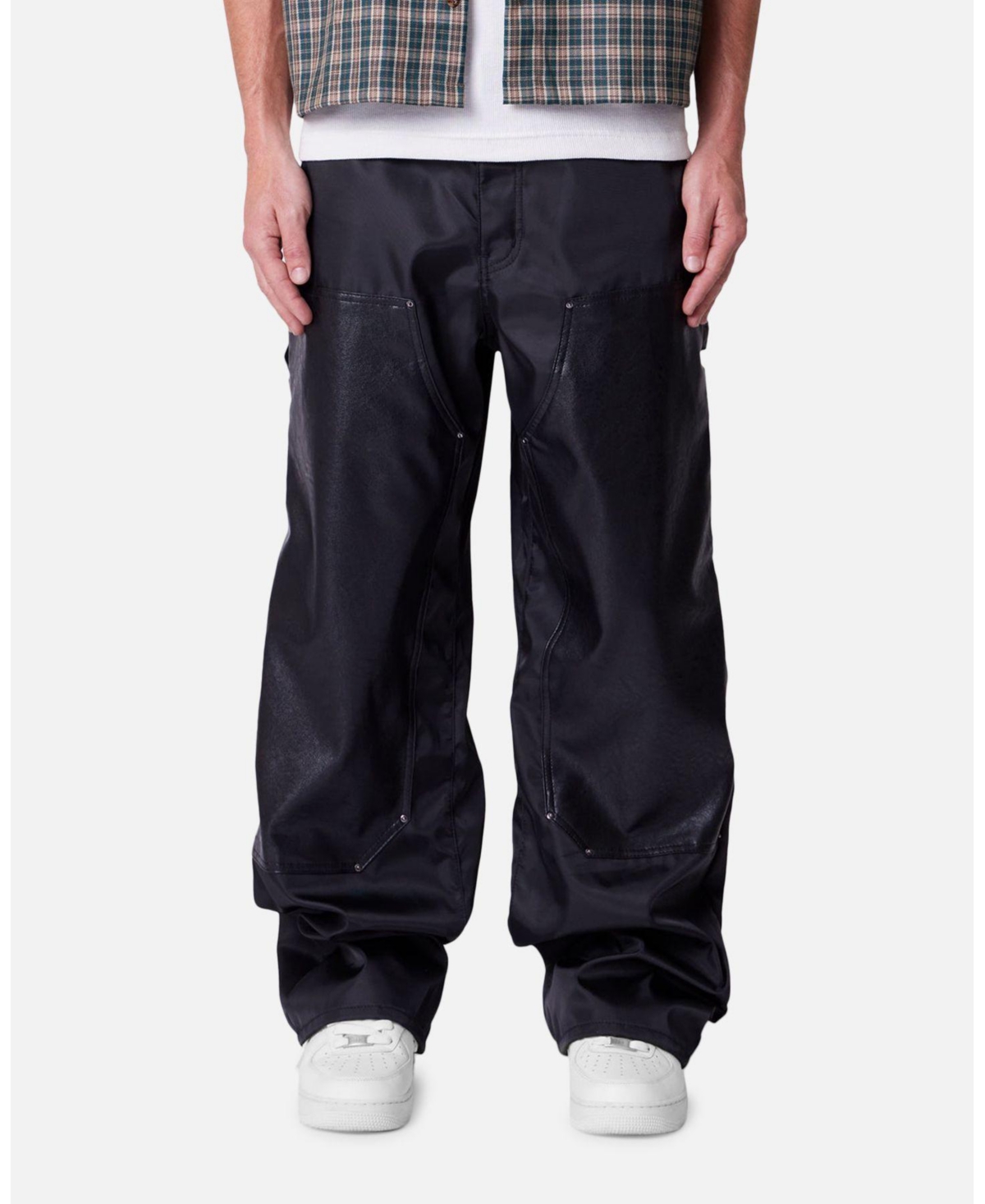 Click here for mnml Mens Baggy Nylon Carpenter Pants prices
