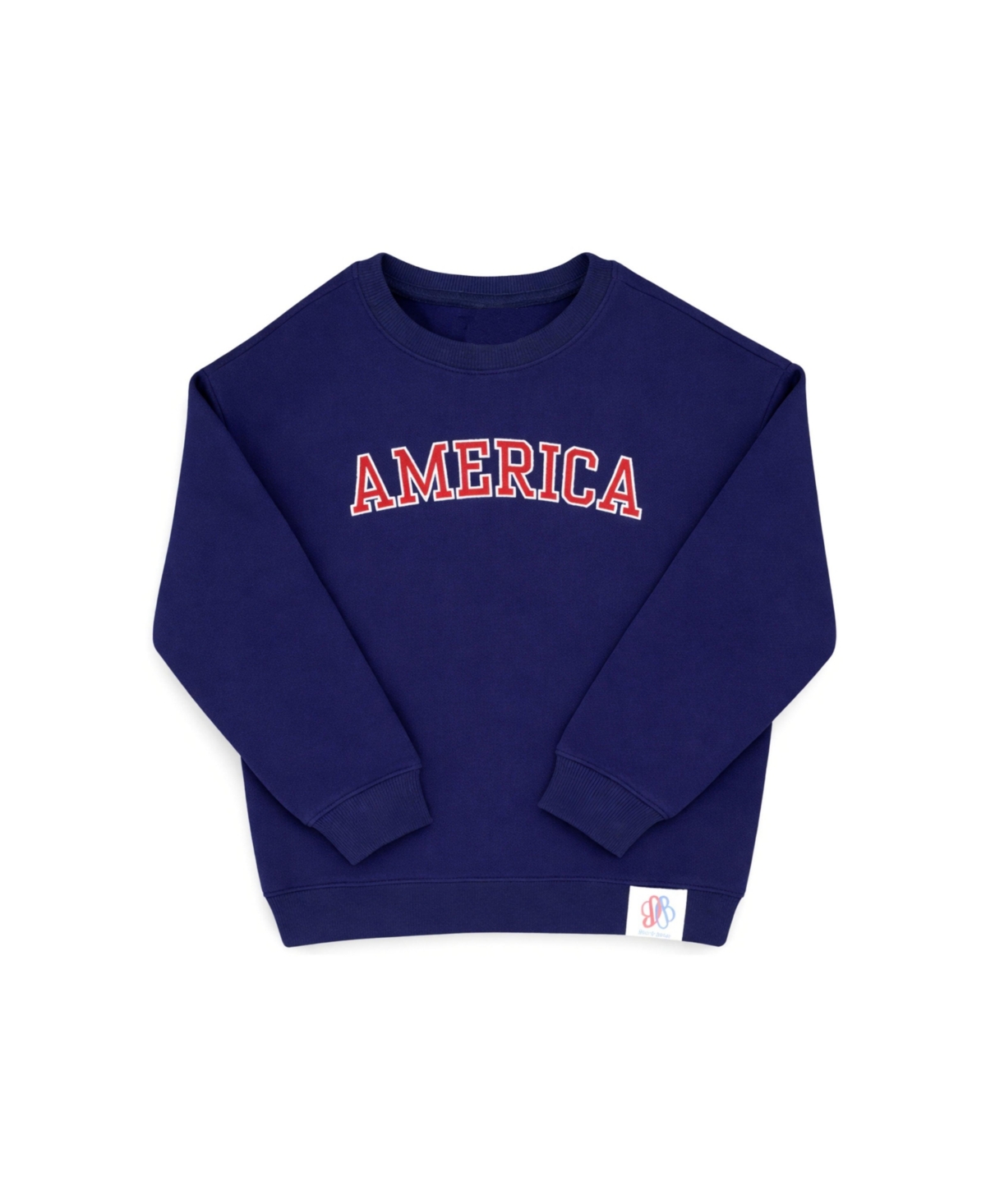 Click here for Bits & Bows Baby Unisex America Sweatshirt - Navy... prices