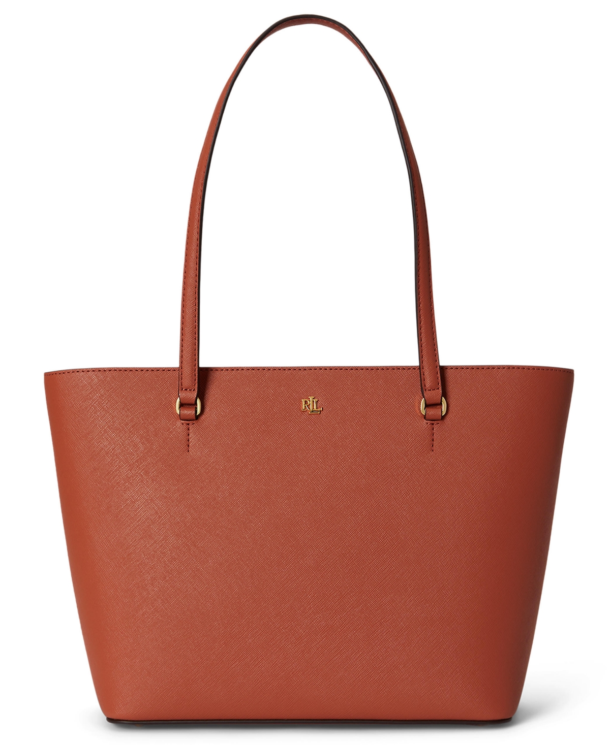 Click here for Lauren Ralph Lauren Karly Crosshatch Leather Mediu... prices