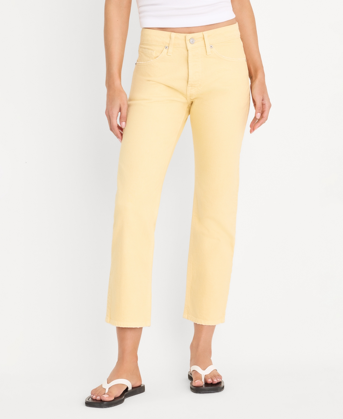 Click here for Good American Womens Vintage-Inspired Mid-Rise Str... prices