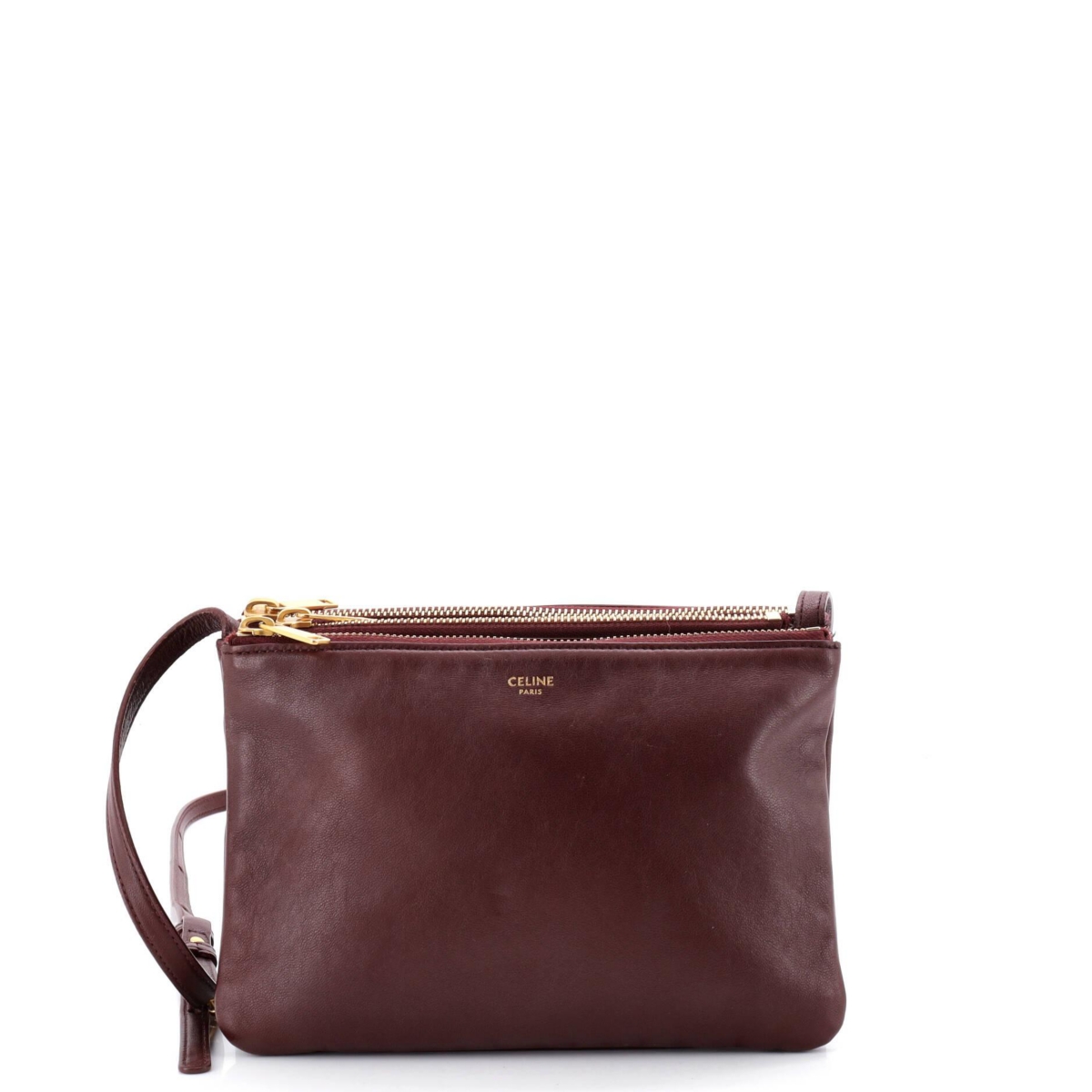 Click here for Pre-Owned Celine Small Trio Crossbody Bag Leather... prices