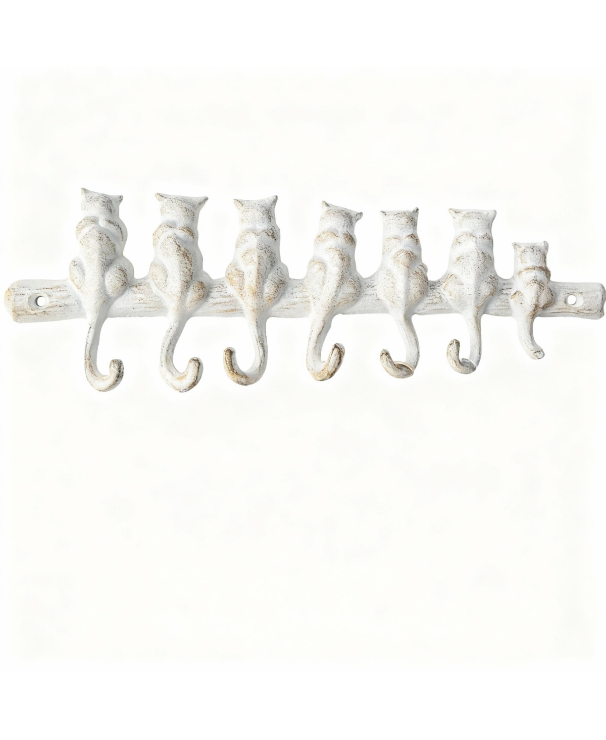 Click here for Yigii Cast Iron Wall Hook Rack with 7 Hooks - Rust... prices