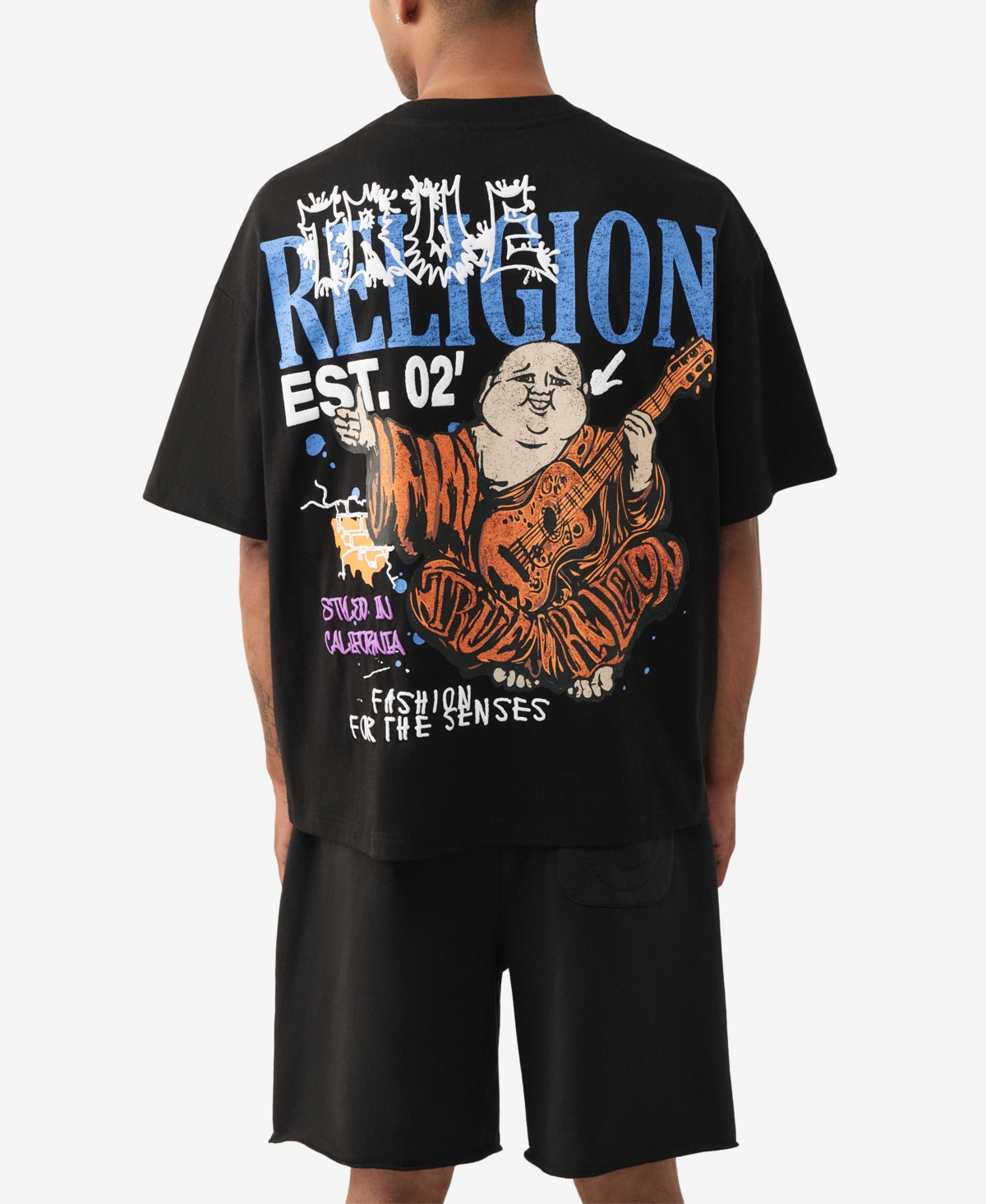 Click here for True Religion Mens Relaxed-Fit T-Shirt - Jet Black prices