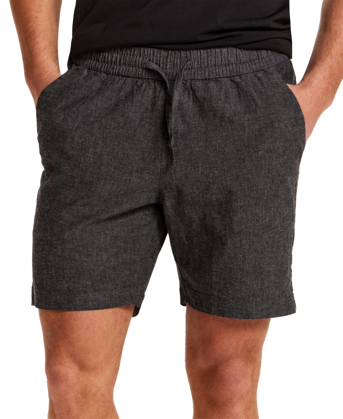 Click here for Vintage & Black Mens Chambray Drawstring Stripe Sh... prices