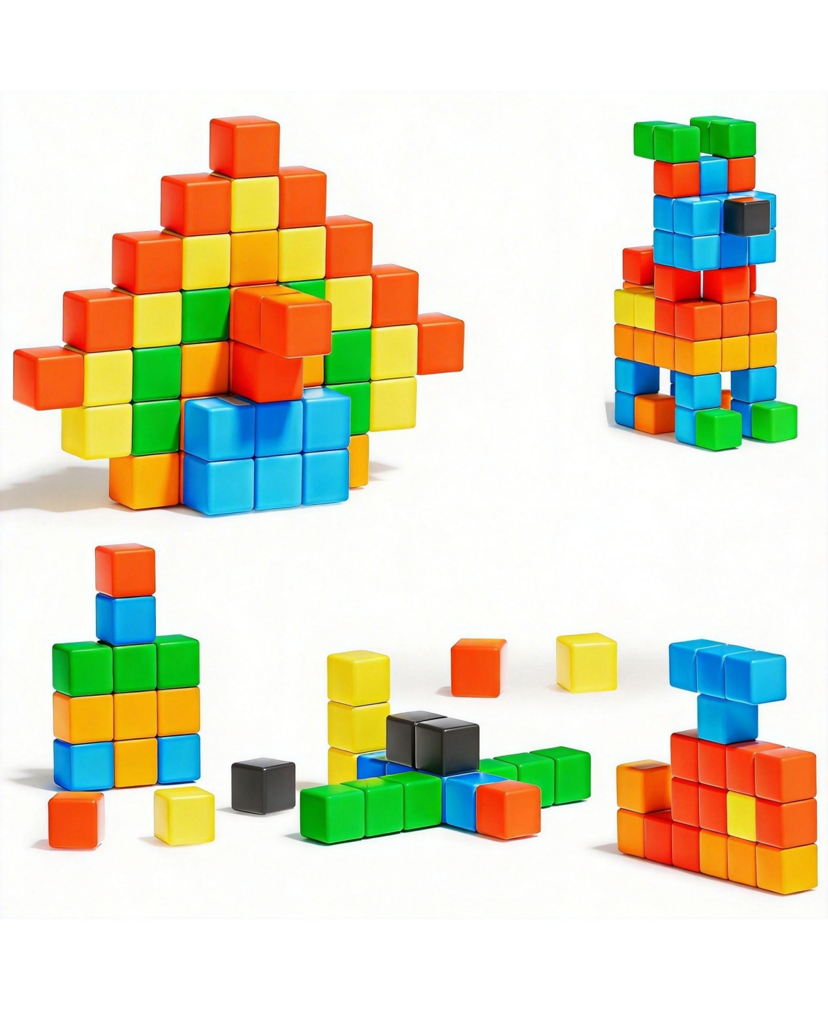 Click here for Gnuadz 56 Pieces 1.22 inch Magnetic Blocks Buildin... prices