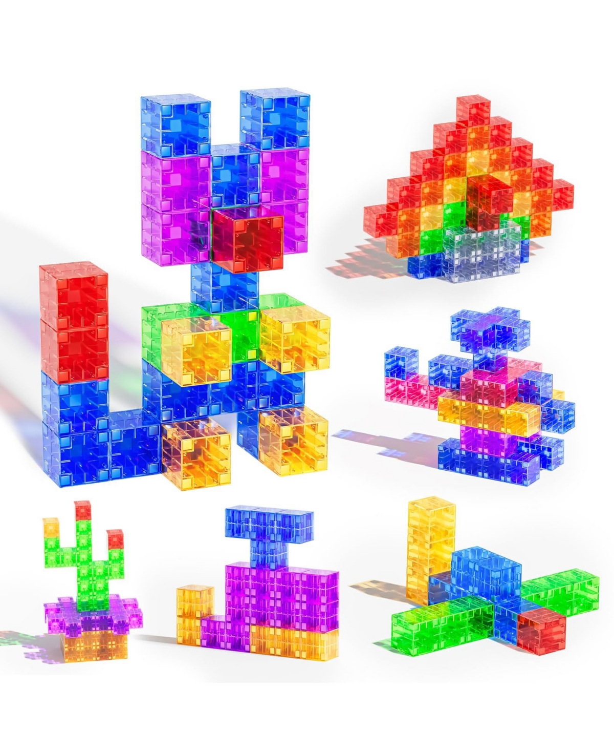 Click here for Gnuadz 56 Pieces 1.22 inch Magnetic Blocks Buildin... prices