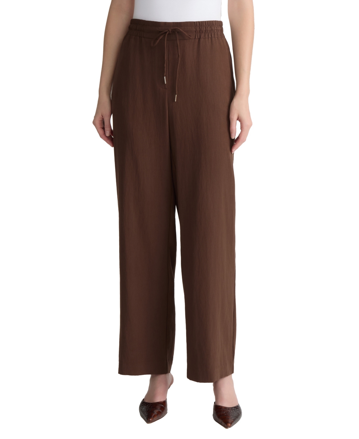 Click here for Jones New York Petite Pull-On Drawstring Pants - F... prices