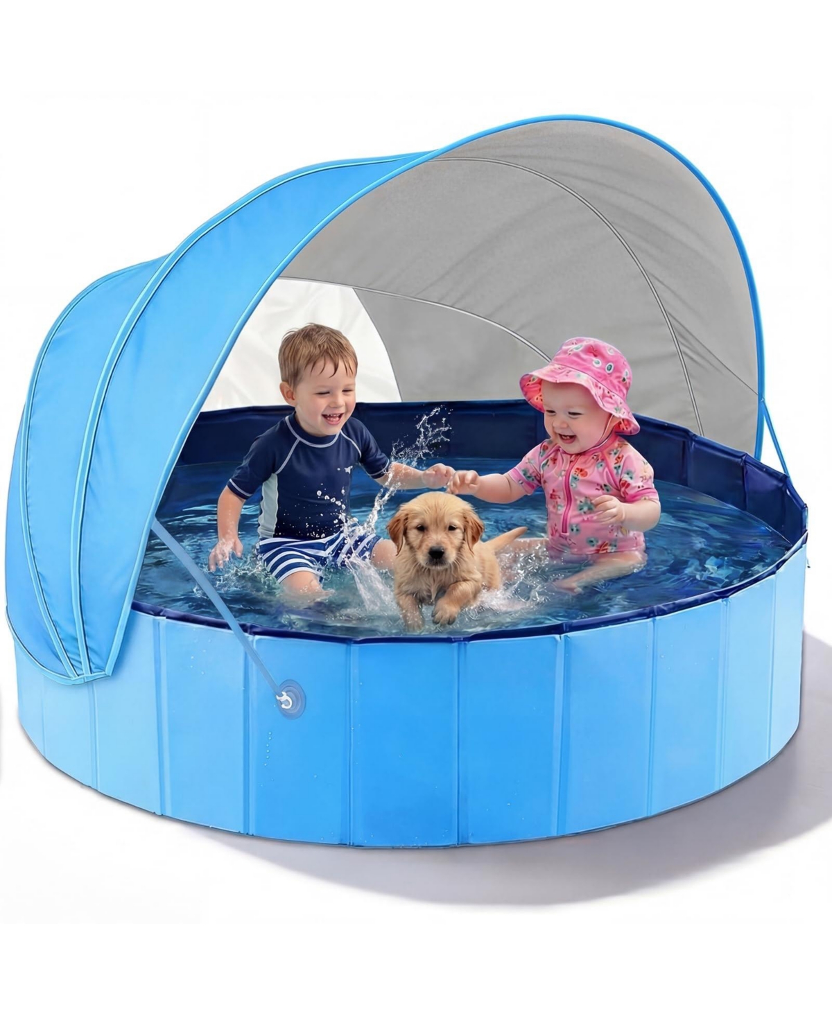 Click here for Gnuadz Kiddie Pool Foldable Shade Tent Swimming Wa... prices
