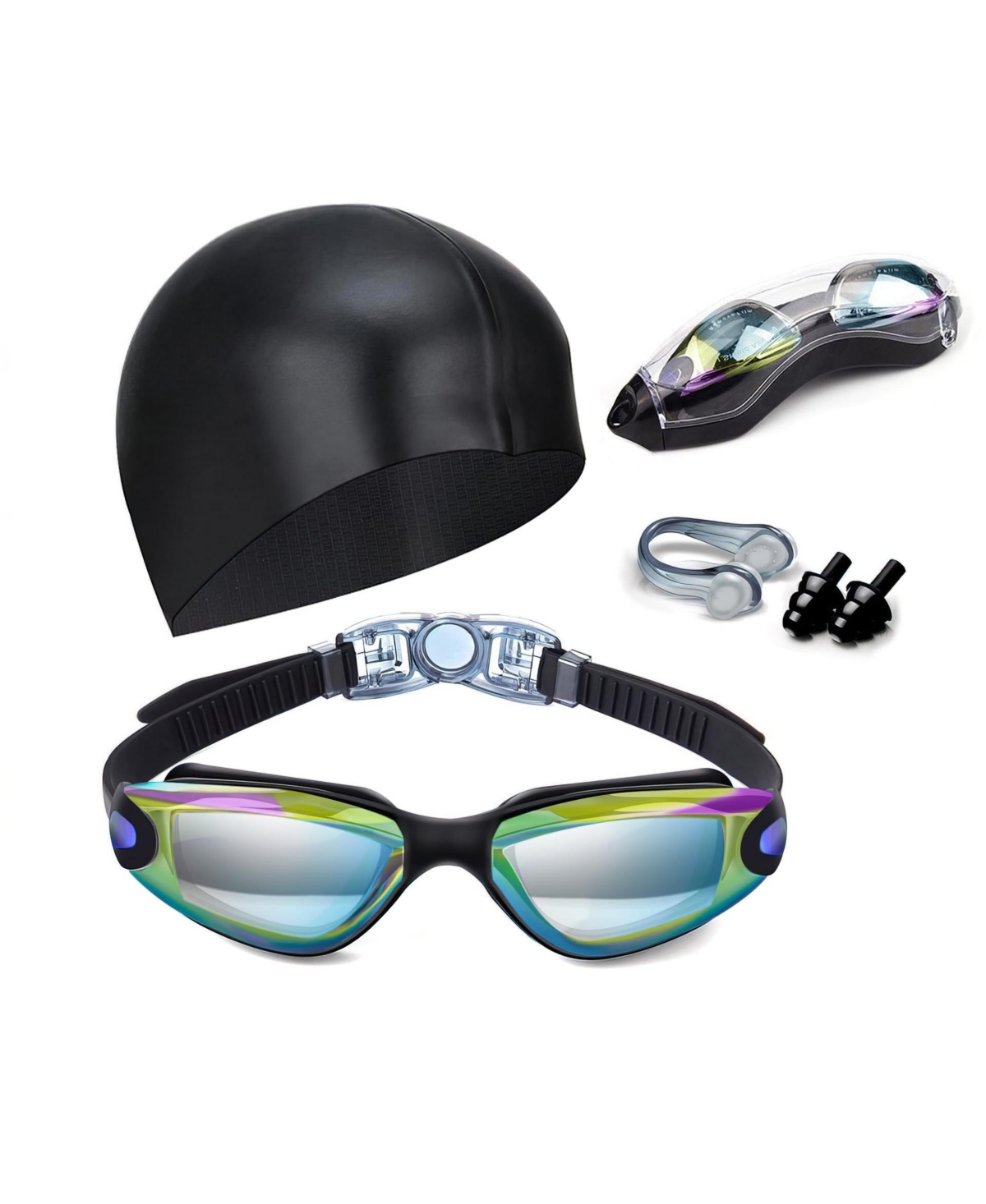 Click here for Gnuadz Swim Goggles Nose Clip Earplugs Cap Case Aq... prices