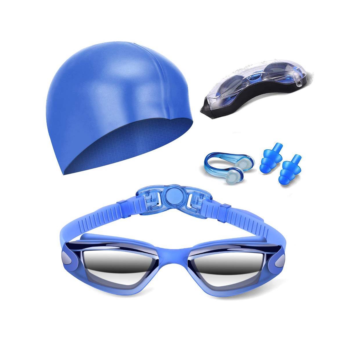 Click here for Gnuadz Swim Goggles Nose Clip Earplugs Cap Case Aq... prices