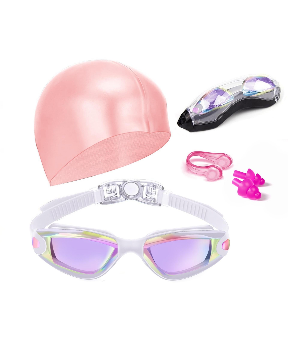 Click here for Gnuadz Swim Goggles Nose Clip Earplugs Cap Case Aq... prices