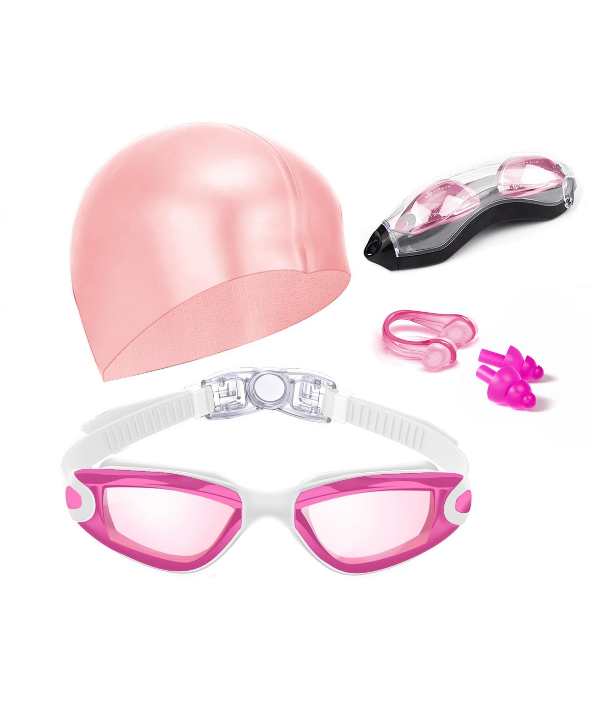 Click here for Gnuadz Swim Goggles Nose Clip Earplugs Cap Case Aq... prices