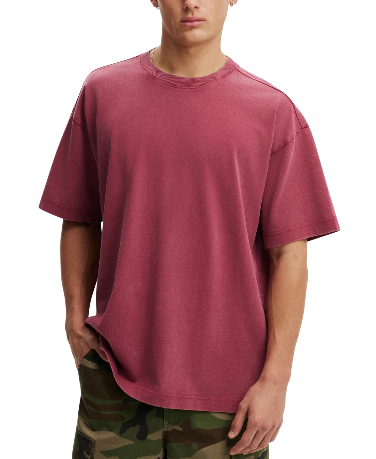 Click here for Mens Heavy Weight T-shirt - raspberry wash prices