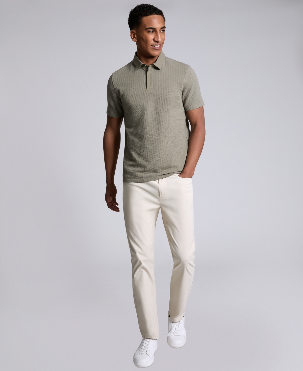 Click here for Kenneth Cole Mens Cotton-Blend Classic-Fit Polo Sh... prices