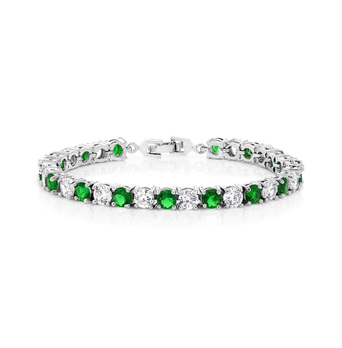 Click here for Gnuadz Womens Cz Tennis Bracelet Classic Sparkling... prices