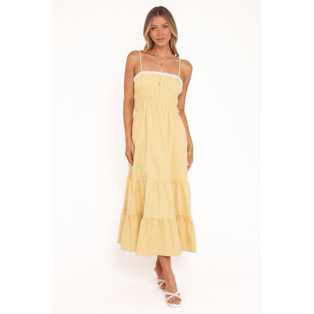 Click here for Petal and Pup Womens Bernadine Maxi Dress - Mango prices