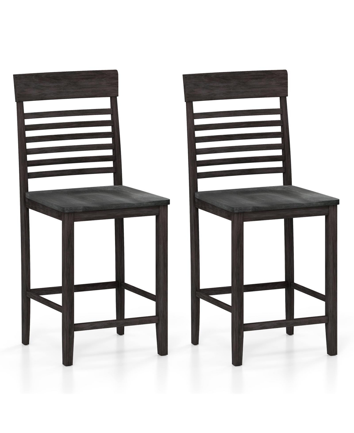 Click here for Slickblue Solid Wood Dining Chairs Set of 2 with F... prices