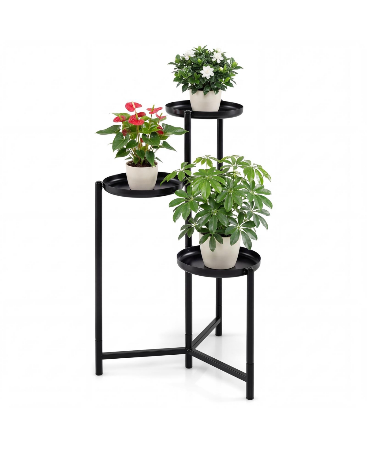 Click here for Gymax Metal Plant Stand Indoor Outdoor Tall Corner... prices