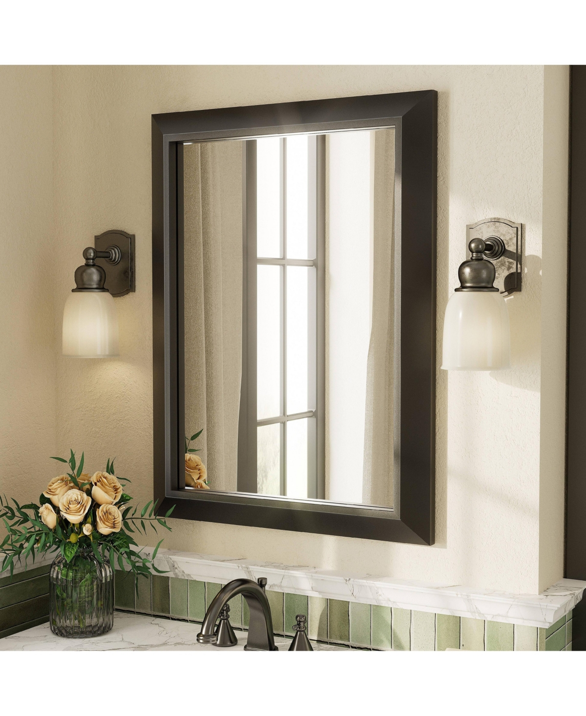 Click here for Apmir 24 x 32 Inch Thick Metal Framed Wall Mirrors... prices
