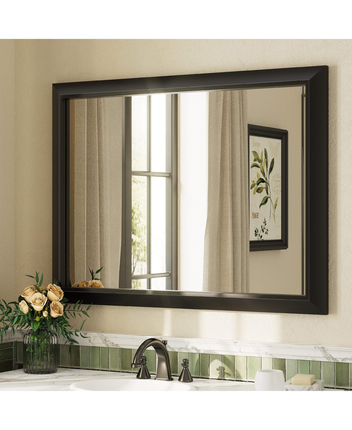 Click here for Apmir 30 x 40 Inch Thick Metal Framed Wall Mirrors... prices