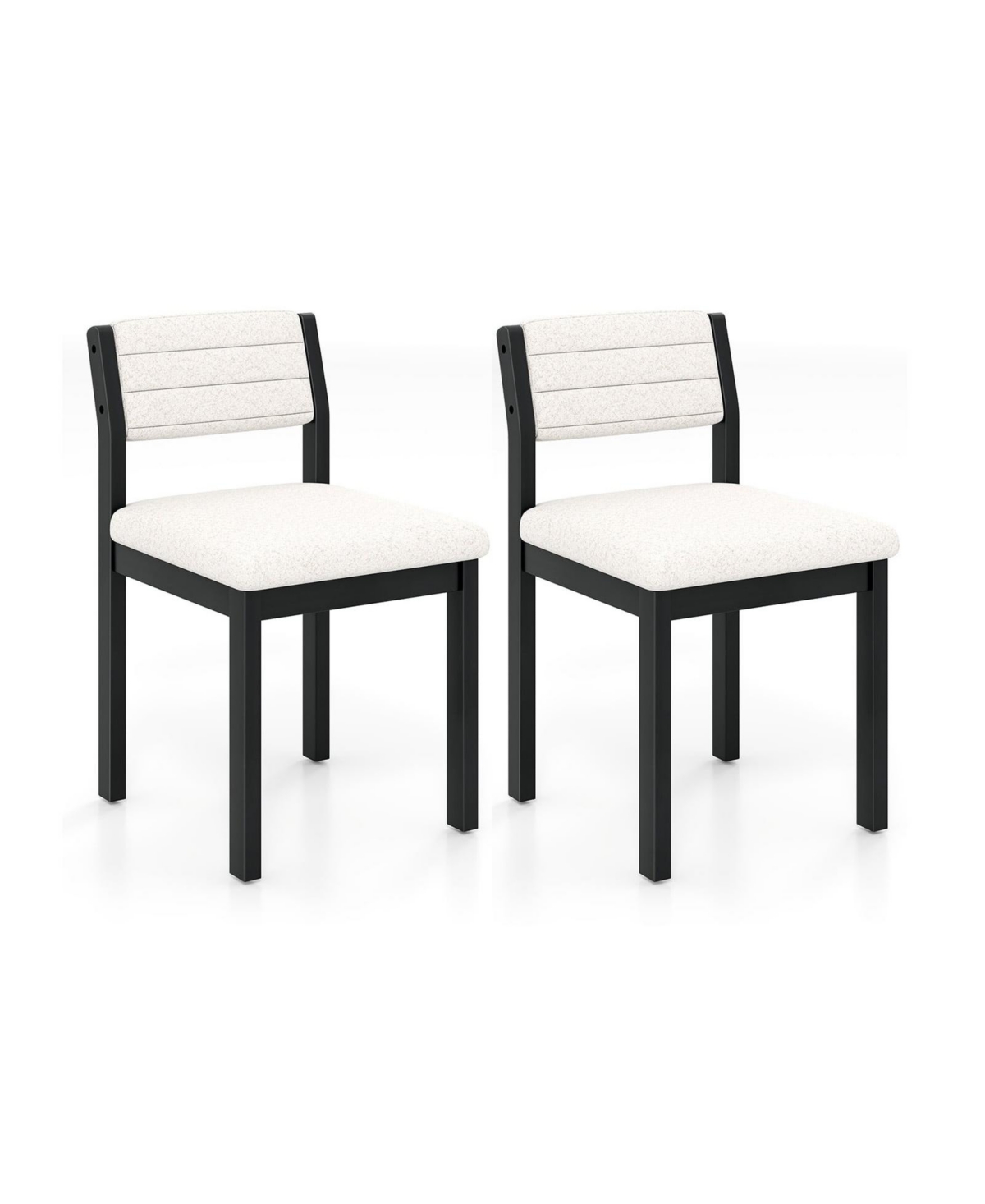 Click here for Slickblue Modern Armless Dining Chairs Set of 2 wi... prices
