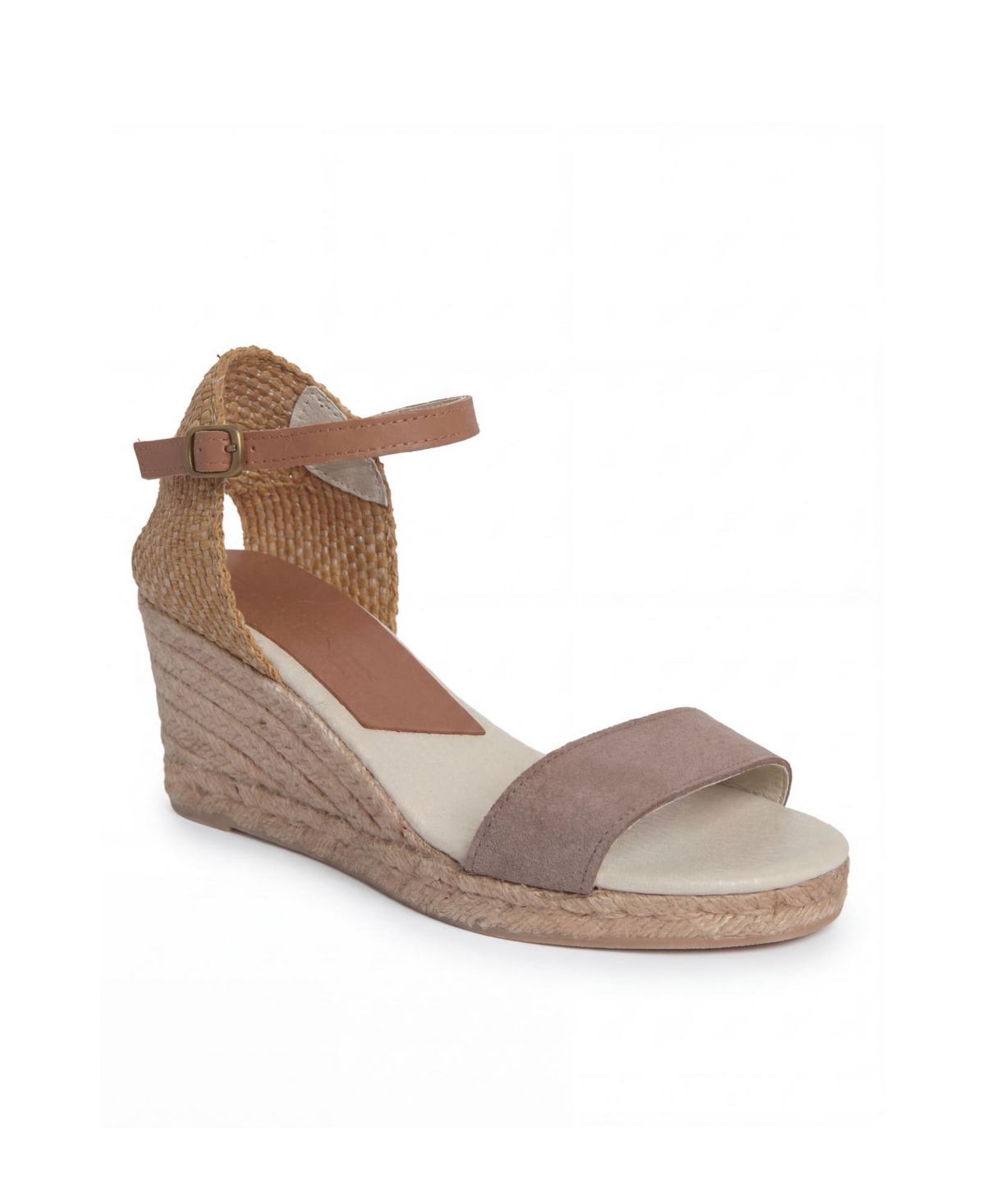 Click here for Menina Step Womens Jimena Single Band Wedges - Tau... prices