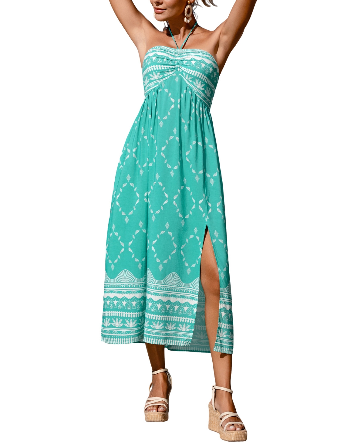 Click here for Cupshe Womens Out of the Boho Maxi Beach Dress - W... prices