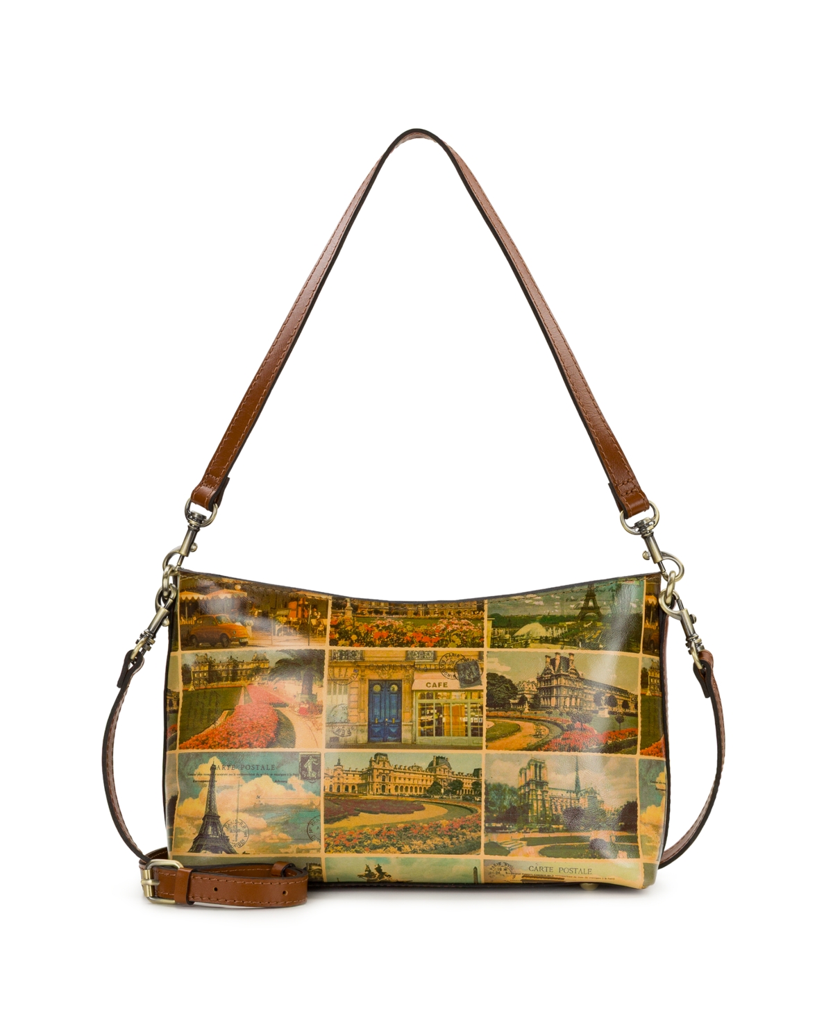Click here for Patricia Nash Betta Medium Leather Crossbody  Crea... prices