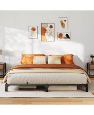 Click here for Homfan Heavy Duty Metal Bed Frame 6 Inch High Plat... prices