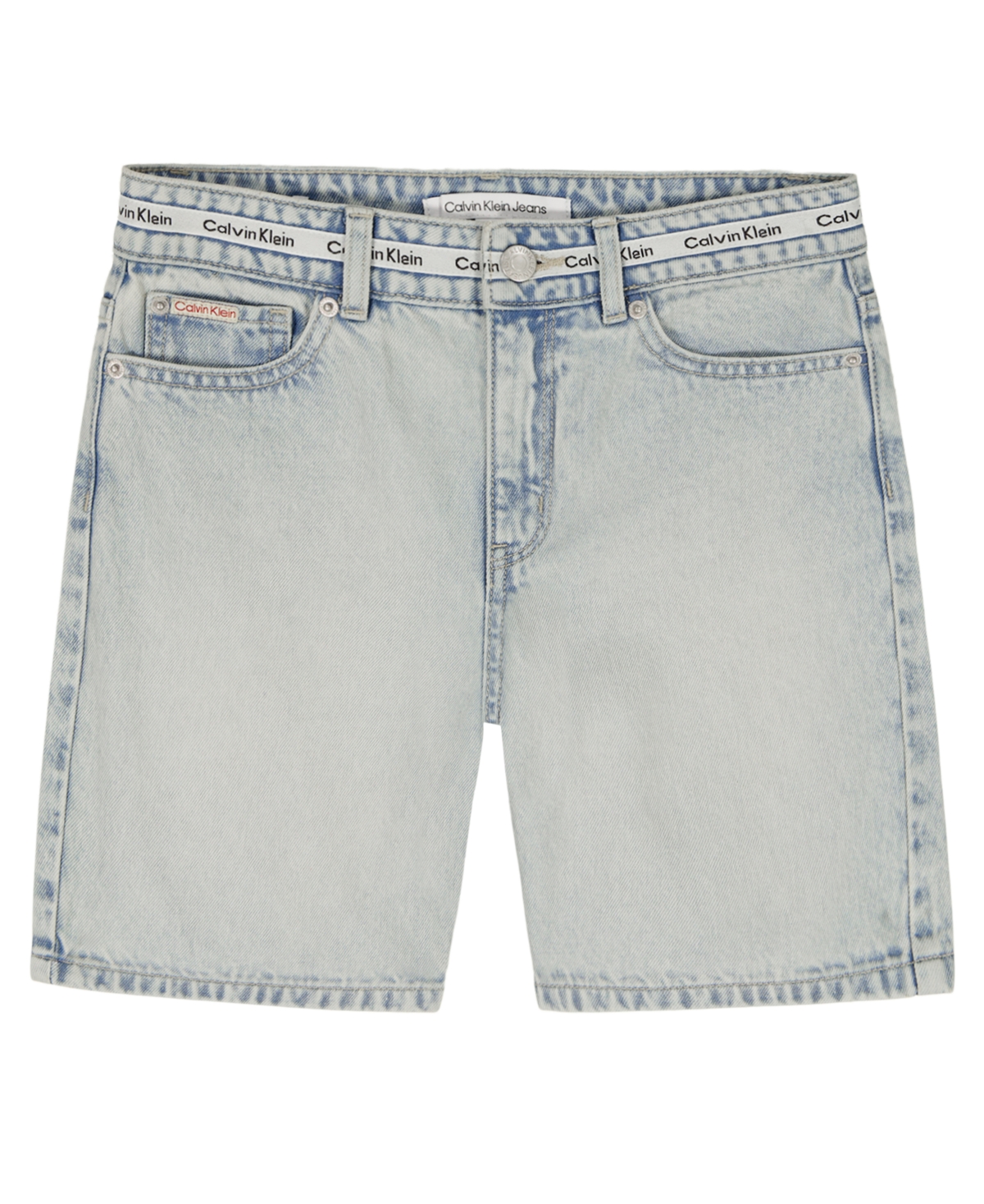 Click here for Calvin Klein Girls 7-16 Denim Bermuda Shorts - Ble... prices