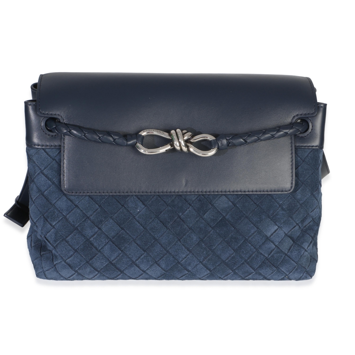 Click here for Pre-Owned Bottega Veneta Neptune Intrecciato Suede... prices