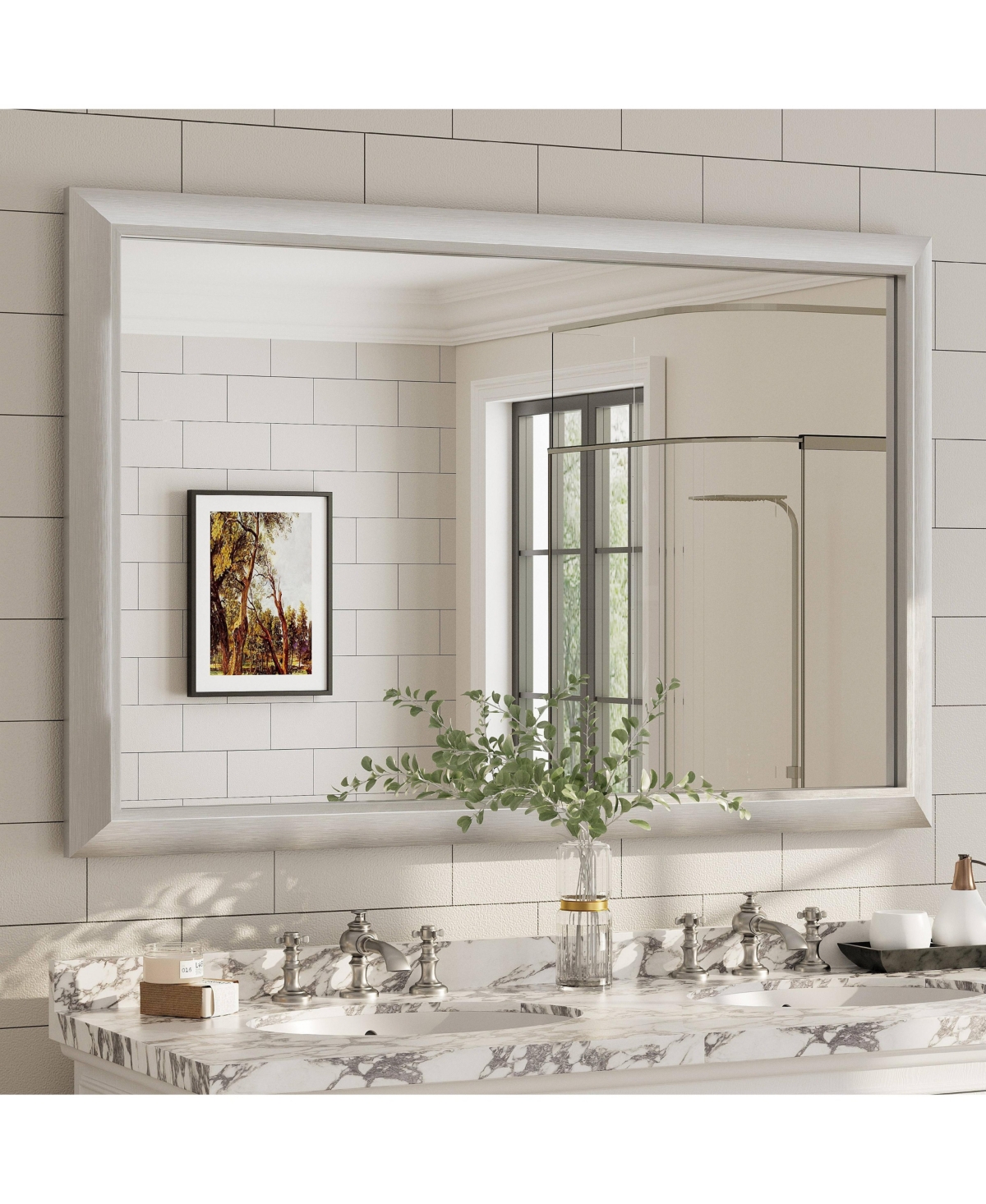 Click here for Apmir 55 x 36 Inch Thick Metal Framed Wall Mirrors... prices