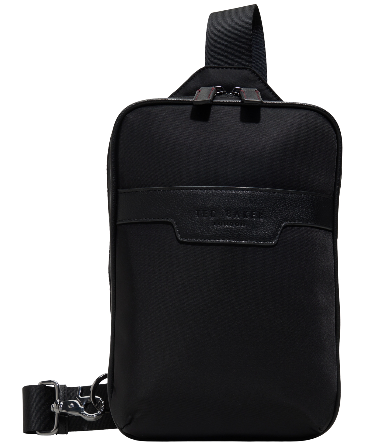 Click here for Ted Baker Mens Wickham Nylon-Blend Sling Bag - Bla... prices