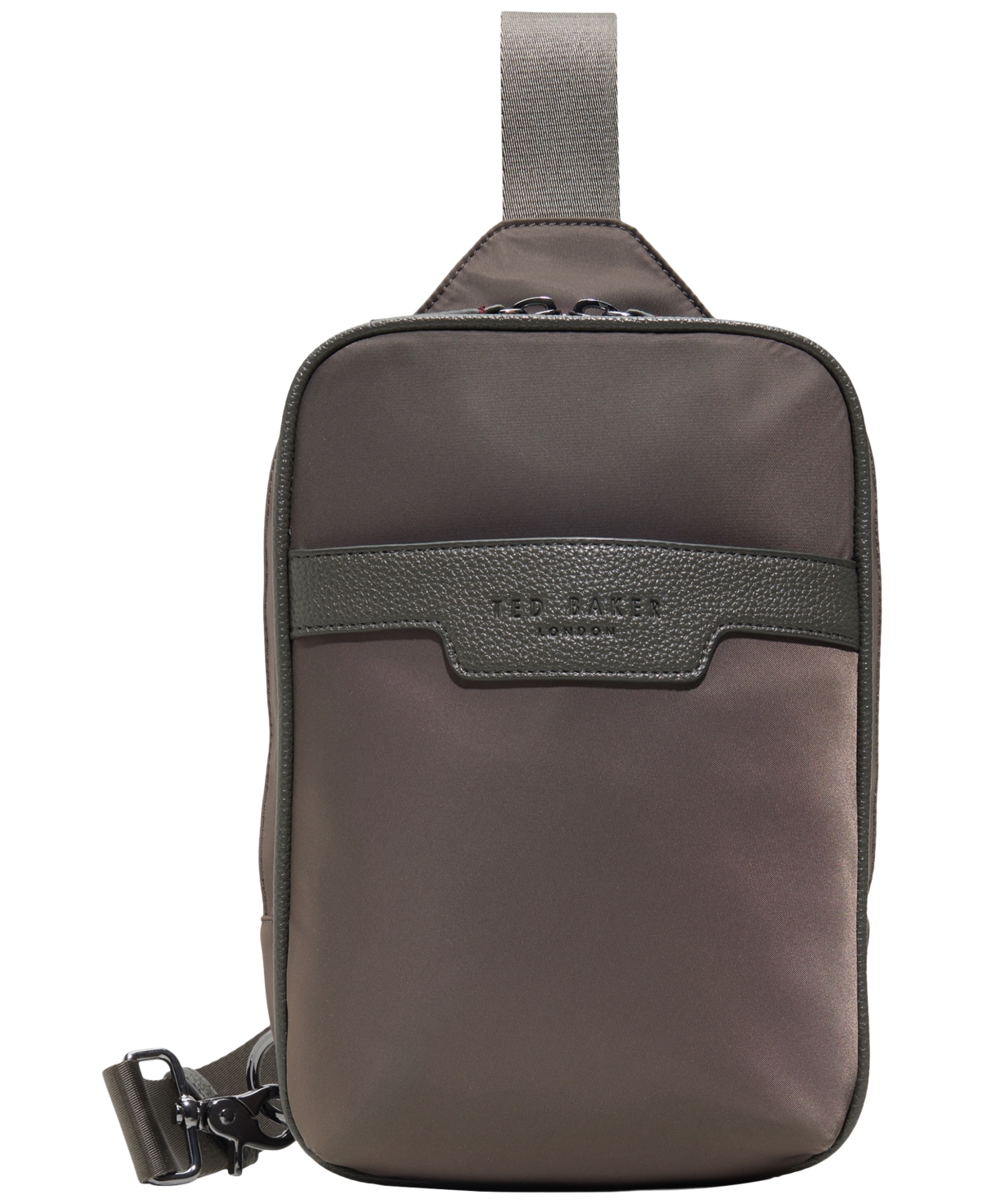 Click here for Ted Baker Mens Wickham Nylon-Blend Sling Bag - Gra... prices