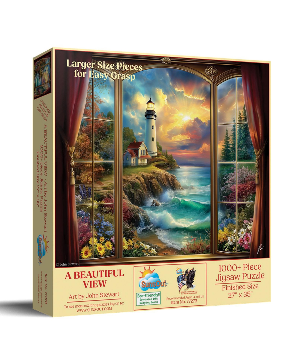 Click here for SunsOut A Beautiful View 1000 piece Jigsaw Puzzle... prices