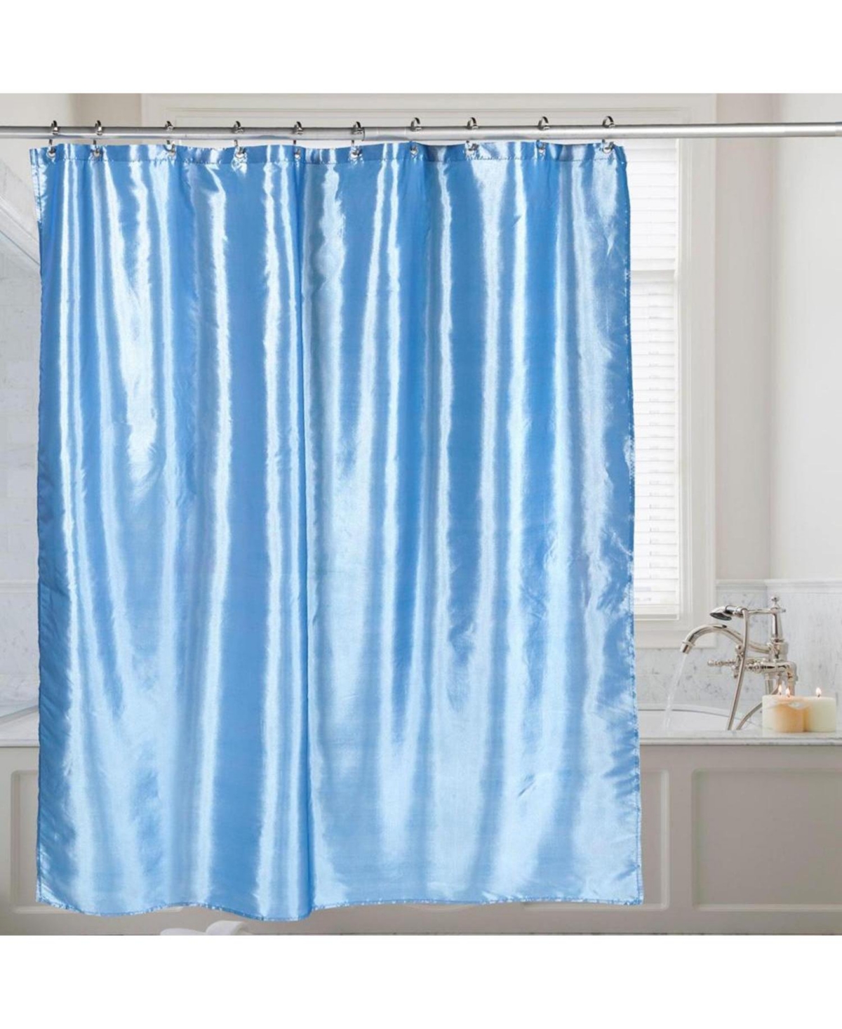 Click here for Carnation Home Fashions Shimmer Shower Curtain - S... prices